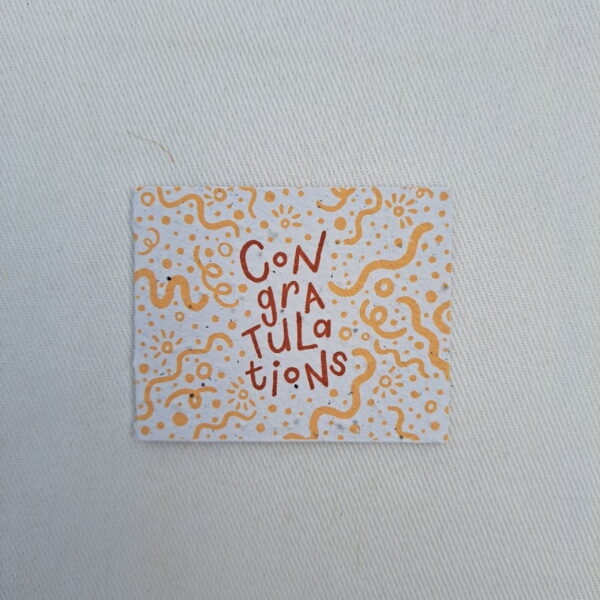 Mini Card: Congratulations