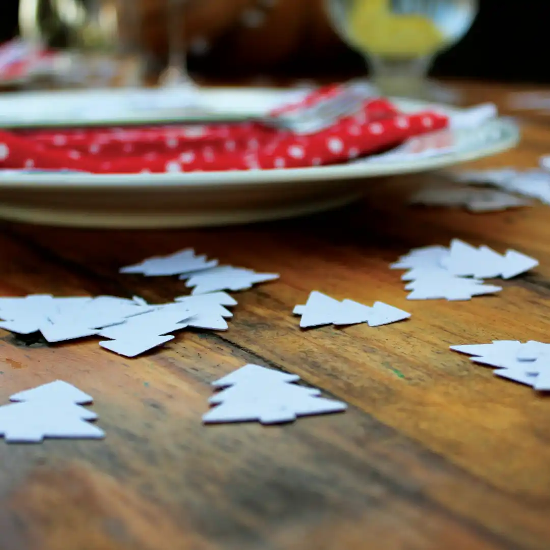 Table Decoration Confetti - Christmas Tree