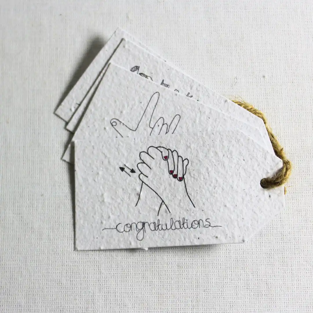 Tag - Sign Language - Growing Paper